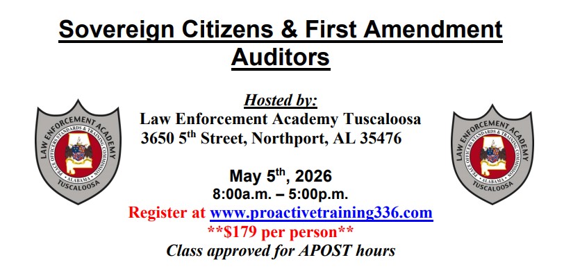 Sovereign Citizens & First Amendment Auditors Course - Continuing ...