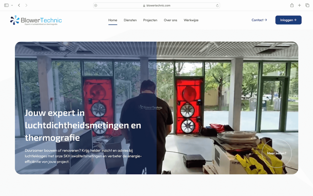 Luchtdichtheidsmeting en blowerdoor expert | BlowerTechnic