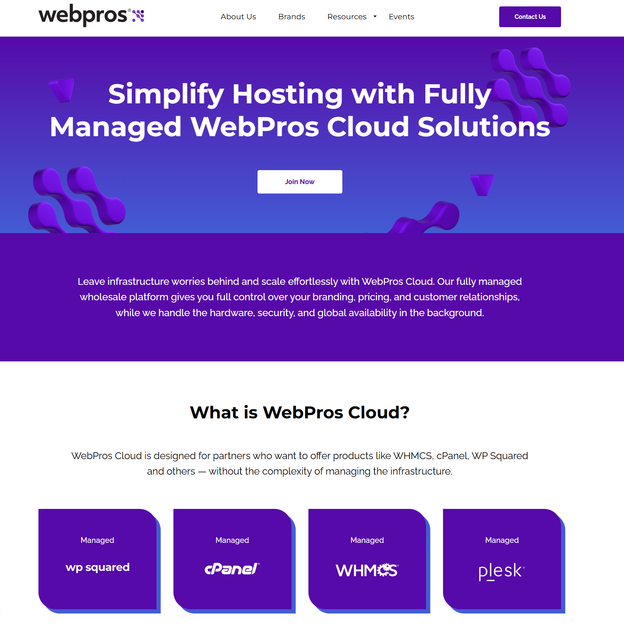 Fully Managed Cloud Infrastructure for Partners | WebPros
