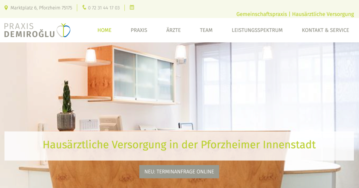 Rezeptanfrage - Praxis Demiroglu