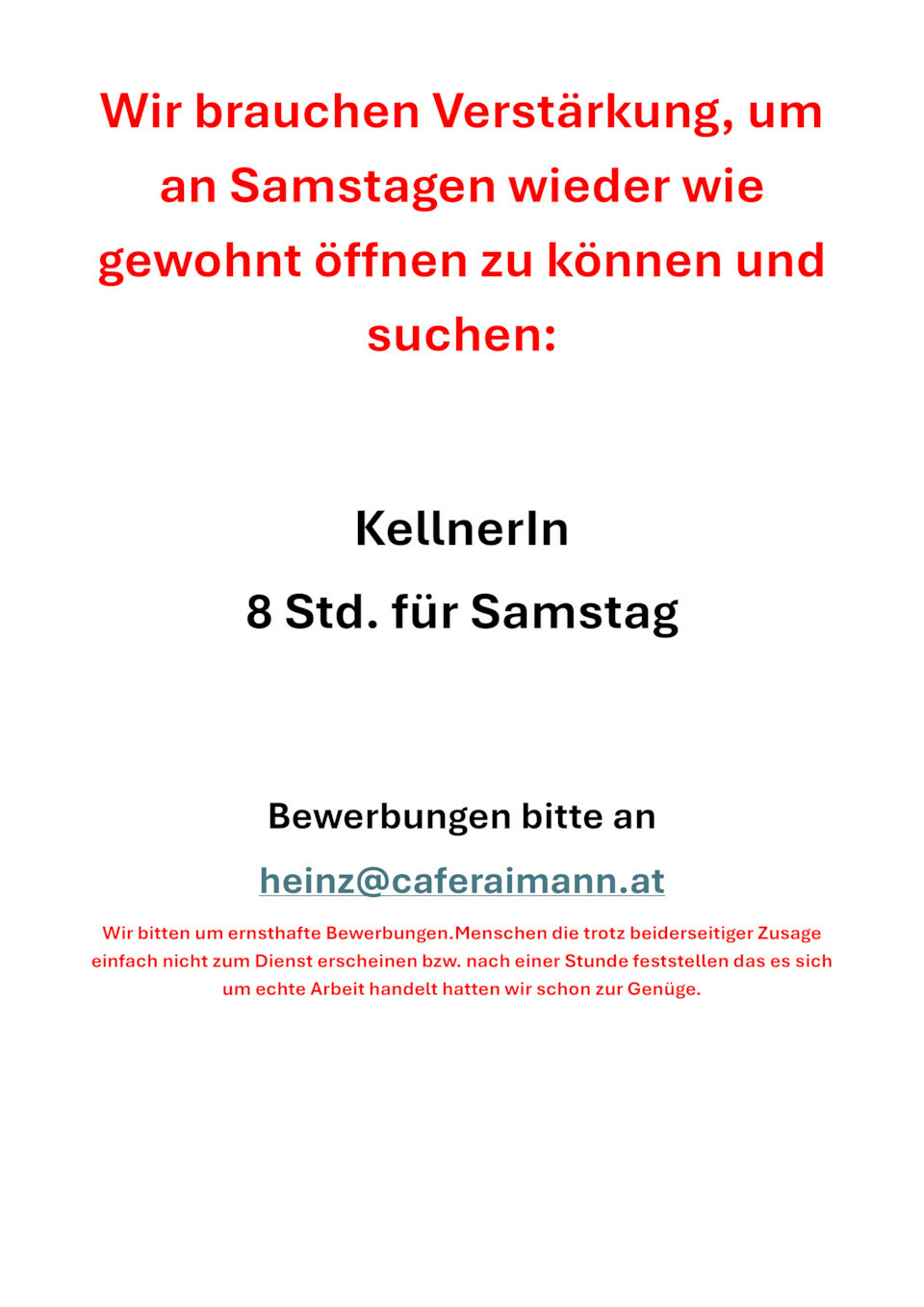 Cafe Raimann in Wien - Mit langer Tradition